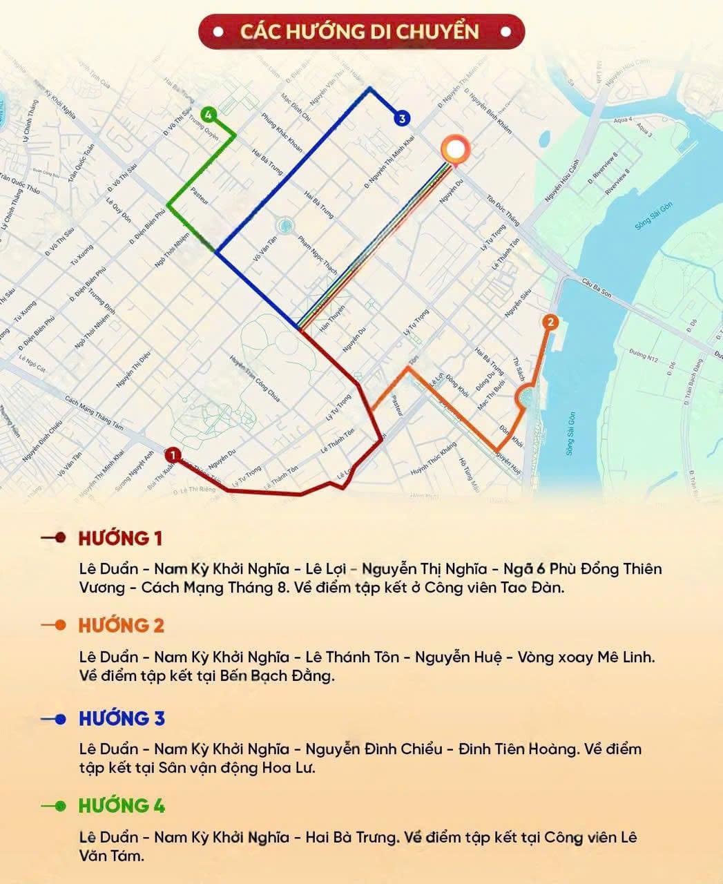 Các khu vực giới hạn khi đi xem diễu binh 30 4 tại TP HCM? Tổ chức sự ...