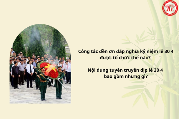 Công tác đền ơn đáp nghĩa kỷ niệm lễ 30 4 được tổ chức thế nào? Nội ...