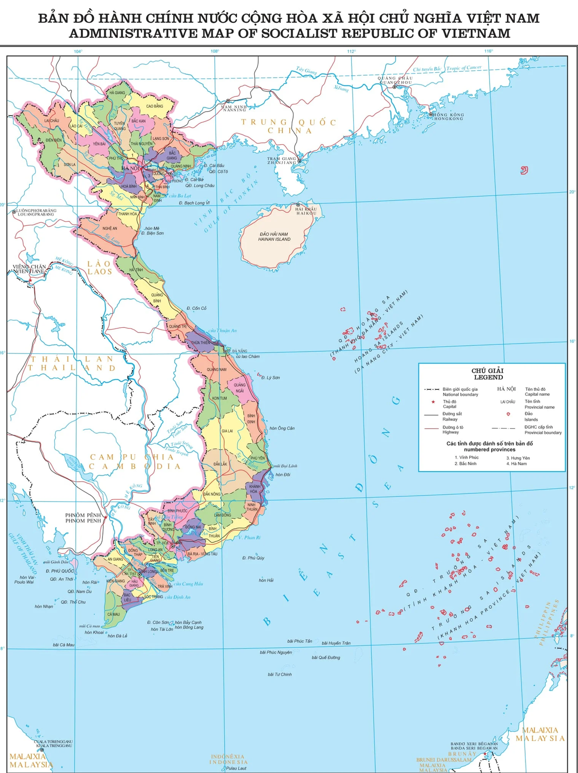 Chi tiết bản đồ 34 tỉnh sau sáp nhập tỉnh thành Việt Nam (28 tỉnh và 6 thành phố) dự kiến theo ...
